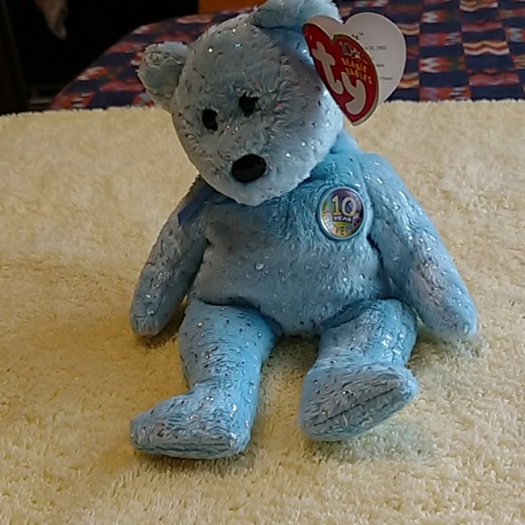 Other | Beanie Baby Bear By Ty Called Decade | Poshmark